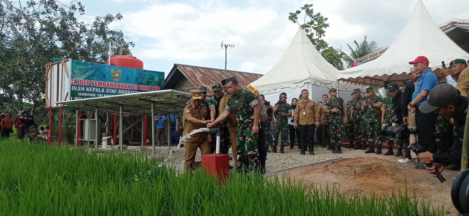 Sumur Bor Berbasis Sistem Solar Cell, Terobosan Pemkab dan Kodim 0906 ...